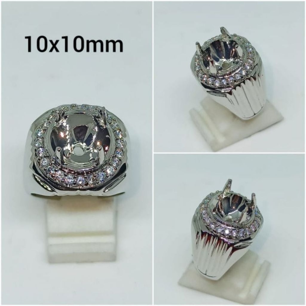 Jual CINCIN / RING ALPAKA SUPER 10x10mm ROUND | Shopee Indonesia