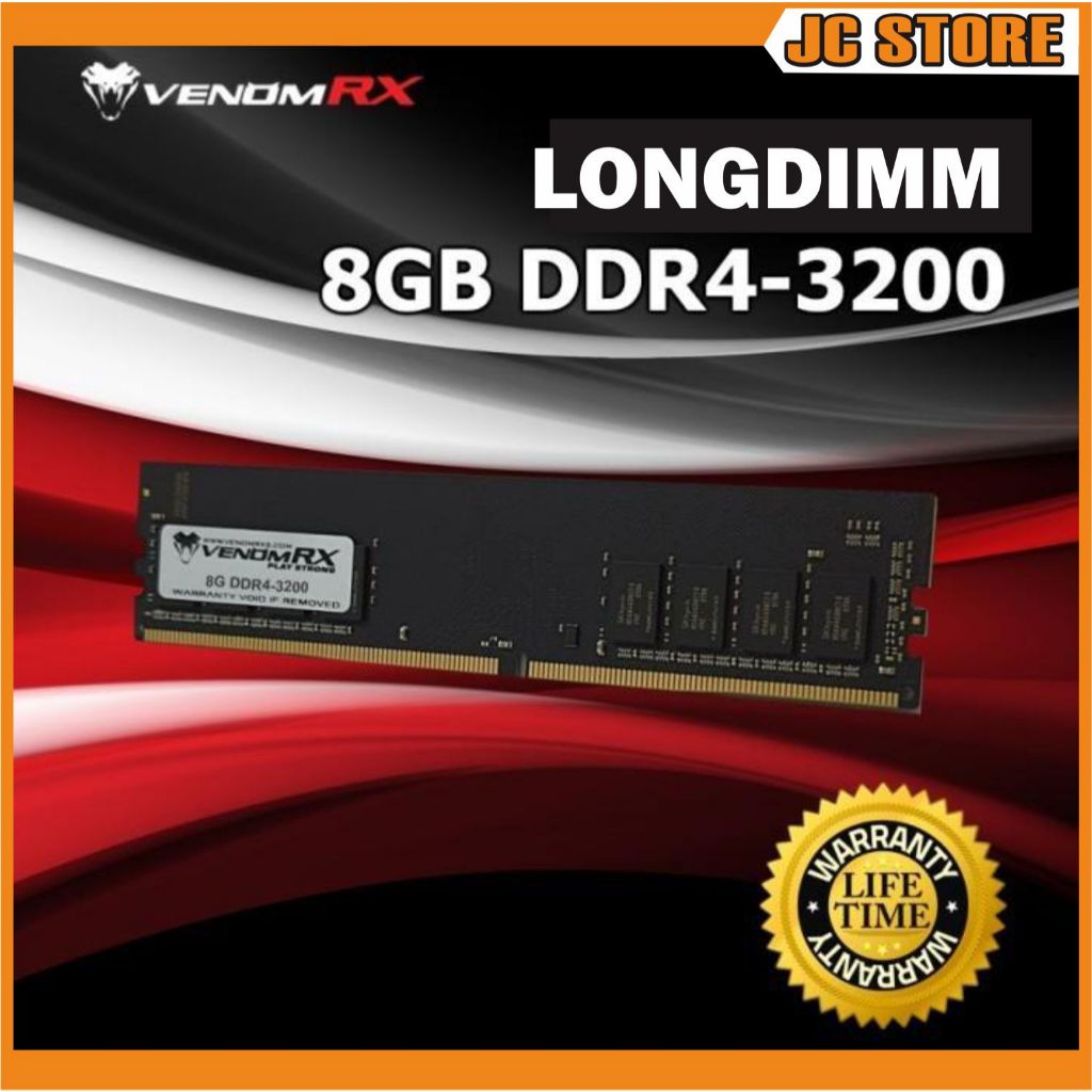 Jual Longdimm DDR4 8GB VenomRX 3200MHz ddr4 8 GB 3200mhz Venom | Shopee ...