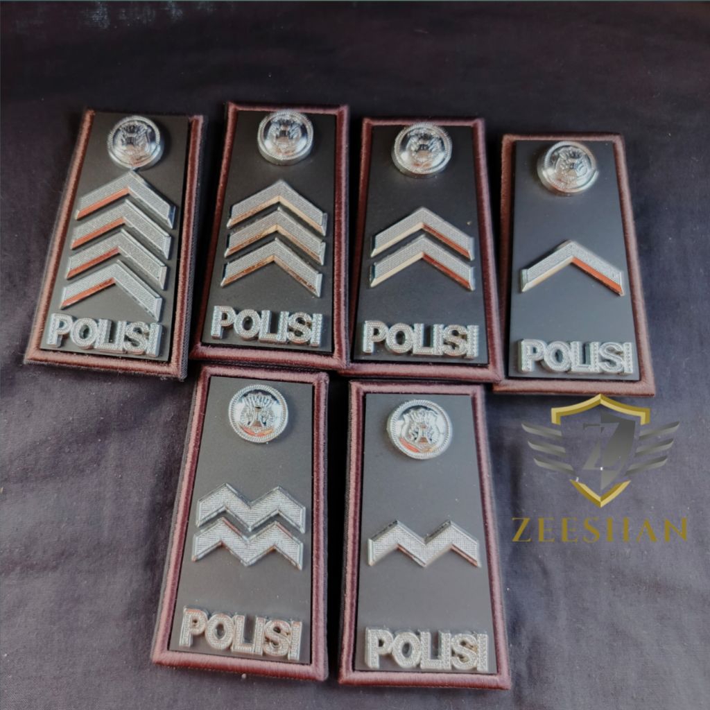 Jual Pangkat Polisi/Pangkat Bintara PDH Doff /Pangkat Bripka/Briptu ...