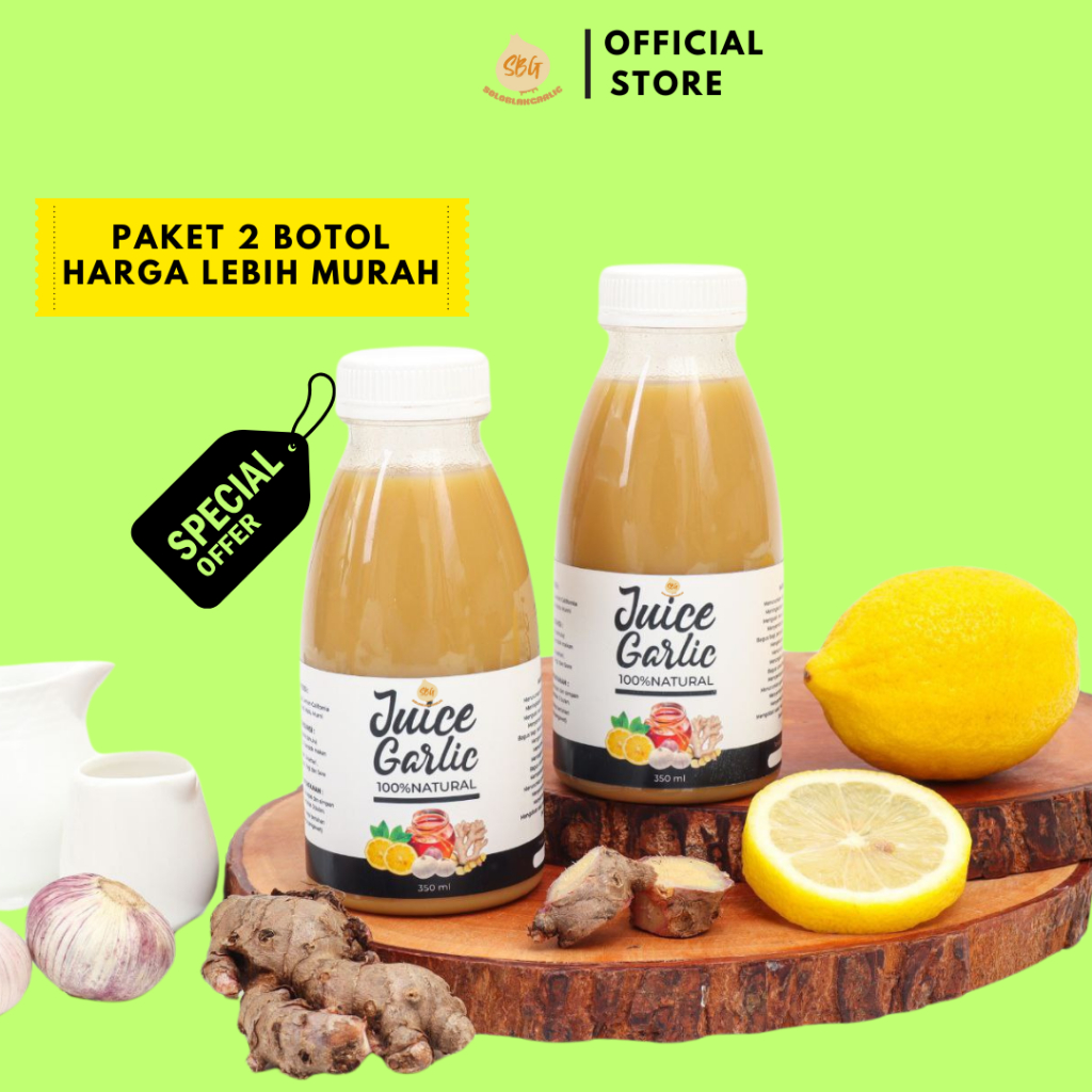 Jual SBG Paket 2 Botol Jus Garlic Bawang Putih Tunggal | Shopee Indonesia