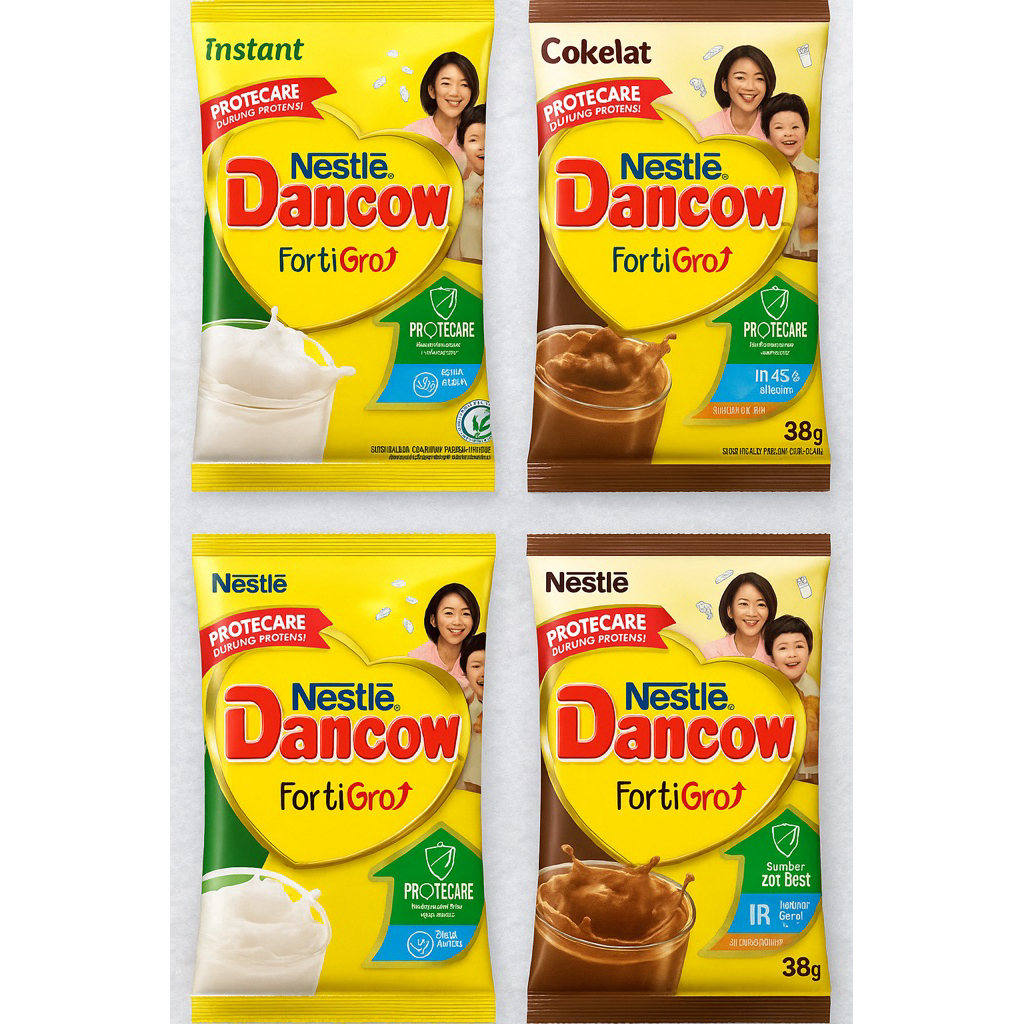 Jual SUSU DANCOW KEMASAN FORTI GRO RENTENG / RENCENG ISI 10 SACHET ...