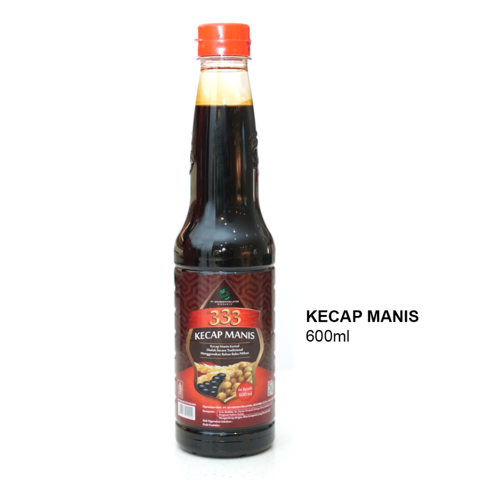Jual Kecap Manis Cap 333 (Botol) - Kecap Manis 600 ml | Shopee Indonesia