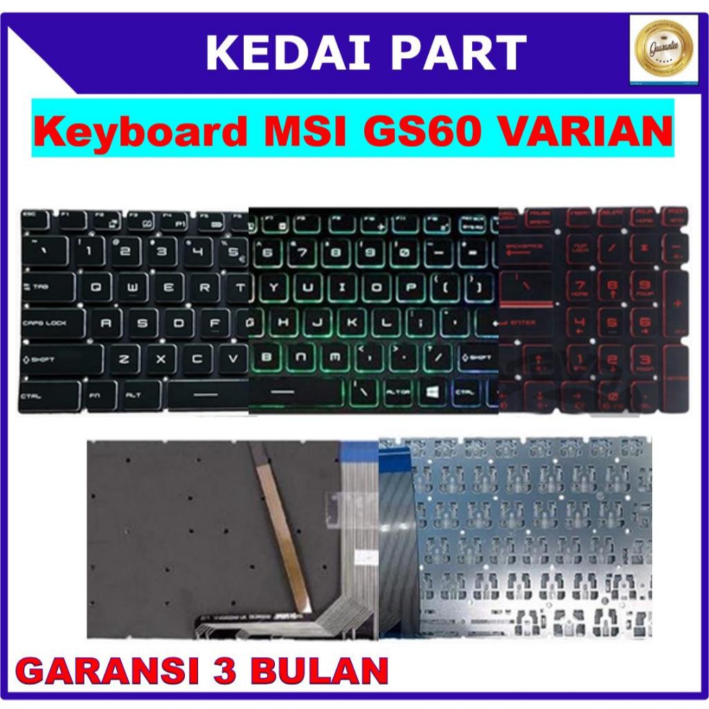 Jual Keyboard MSI GF62 GF65 GF75 GL63 GL65 GL73 GL75 GP63 GP65 GP73 ...