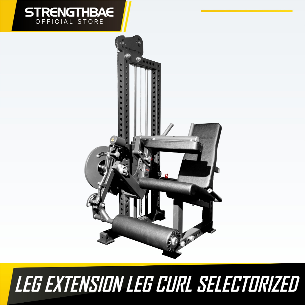 Jual Leg Extension Leg Curl Selectorized STRENGTHBAE Seated Legs ...