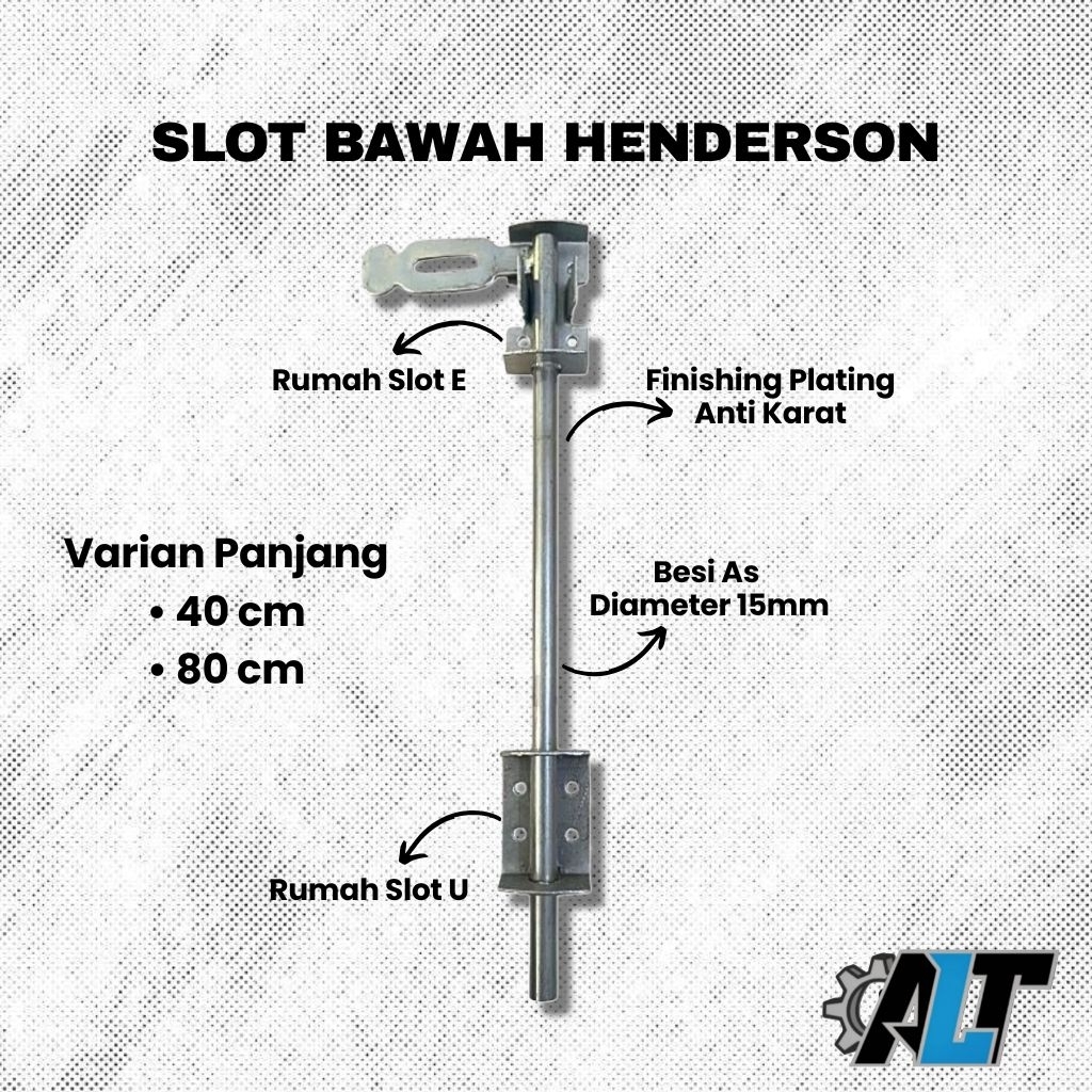Jual Slot Pintu Henderson Bawah Kuning Ukuran 40cm 80cm | Shopee Indonesia