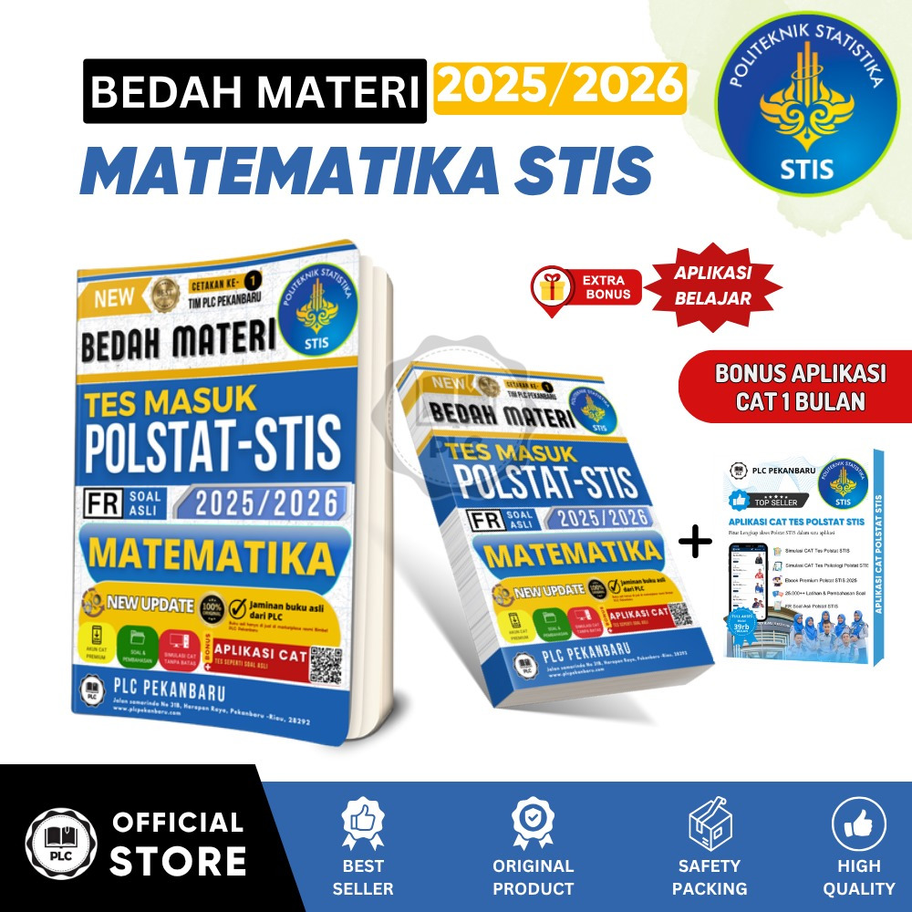 Jual Buku Stis Matematika 2025 Buku Tes Stis Fresh Update 2025 ...