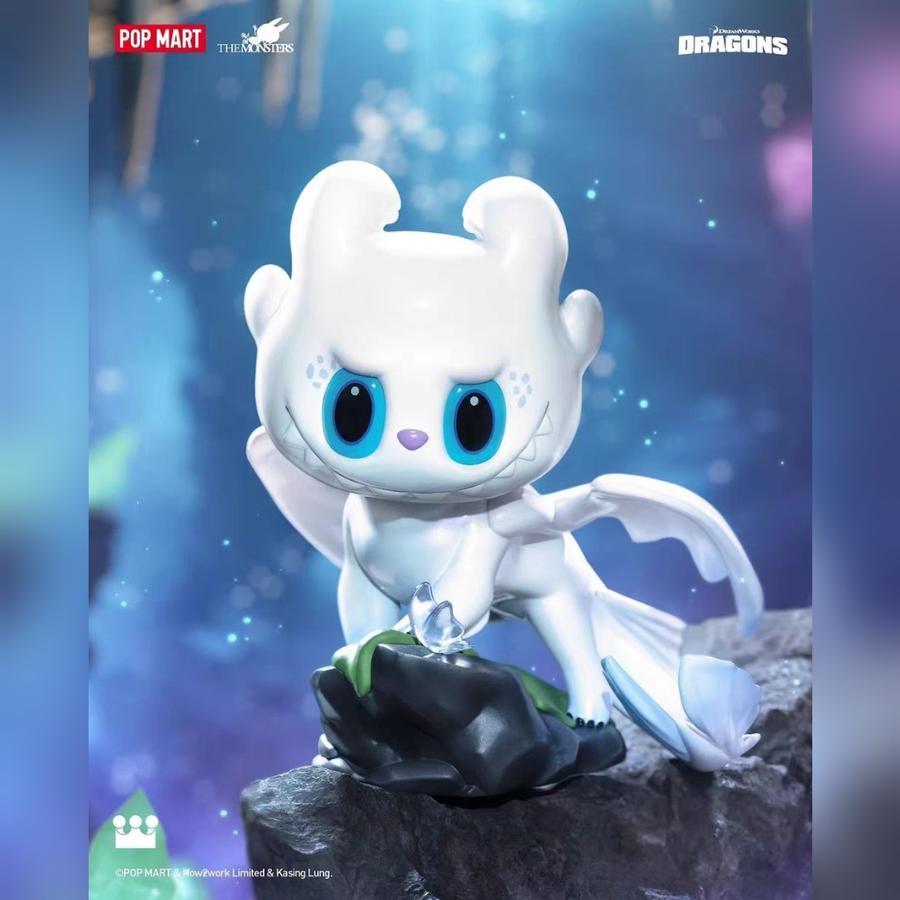 Jual Popmart Labubu How to Train Your Dragon Labubu Toothless Light ...