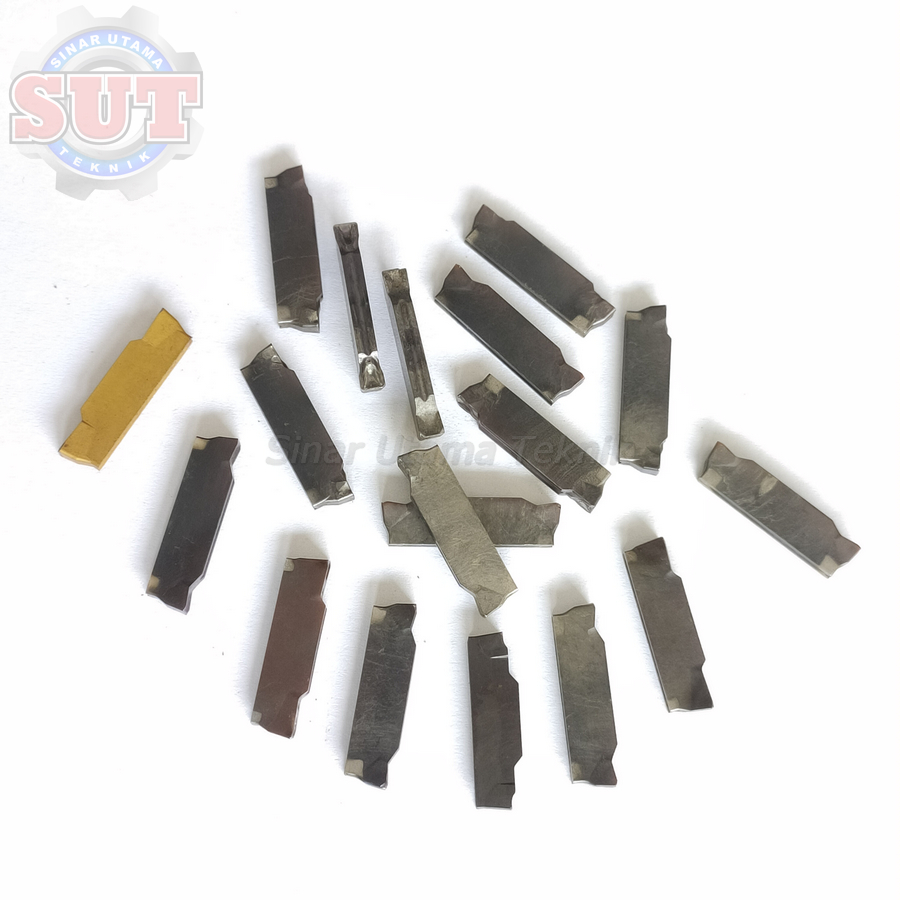 Jual insert potong 3mm MGMN300 pahat potong 3 insert grooving pahat ...