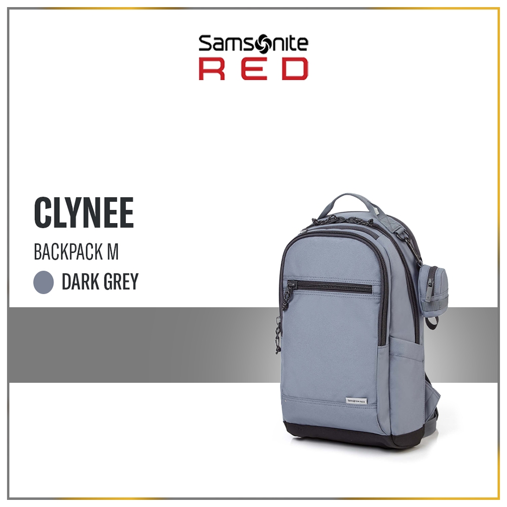 Jual Samsonite Red Label Clynee Backpack M Dark Grey | Shopee Indonesia