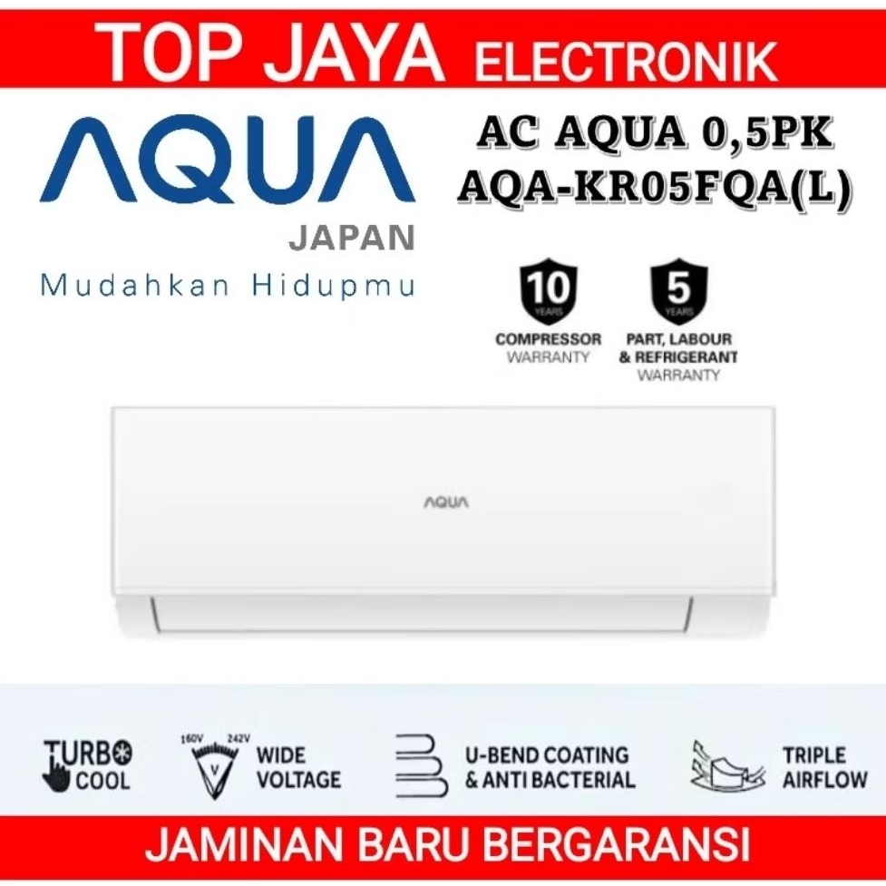 Jual AC AQUA 0,5PK/AQUA AC 1/2PK BARU BERGARANSI RESMI | Shopee Indonesia