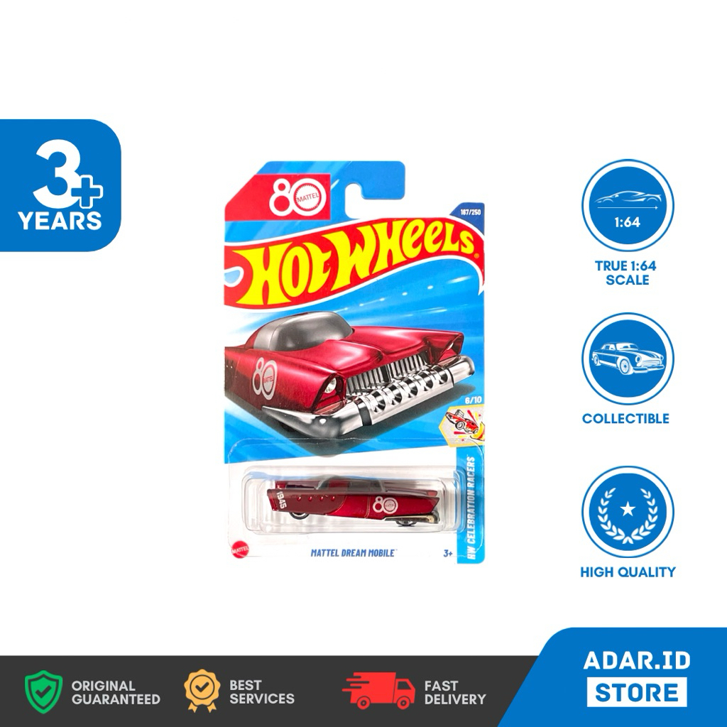 Jual HOT WHEELS - MATTEL DREAM MOBILE - HW CELEBRATION RACERS 6/10 - HW ...