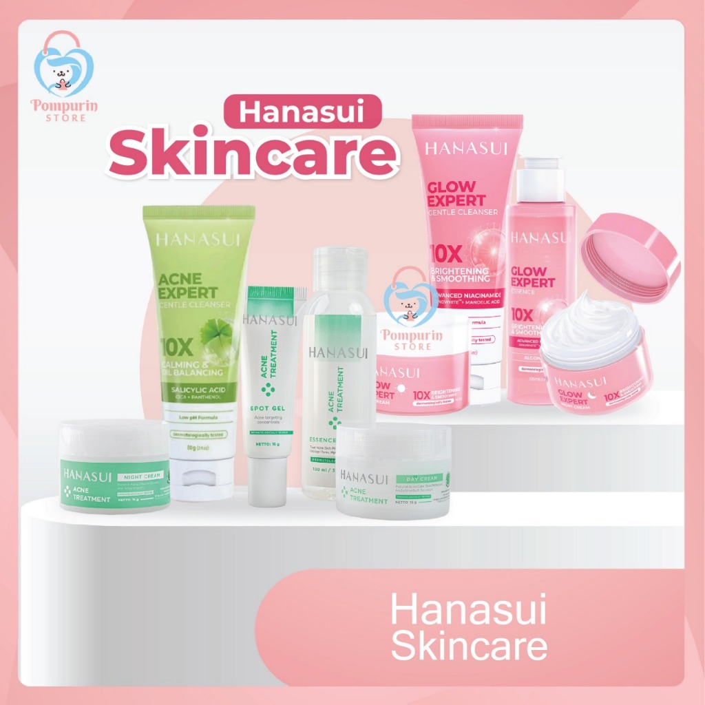 Jual Hanasui Skincare Glow Expert 10X Brightening & Smoothing Series ...