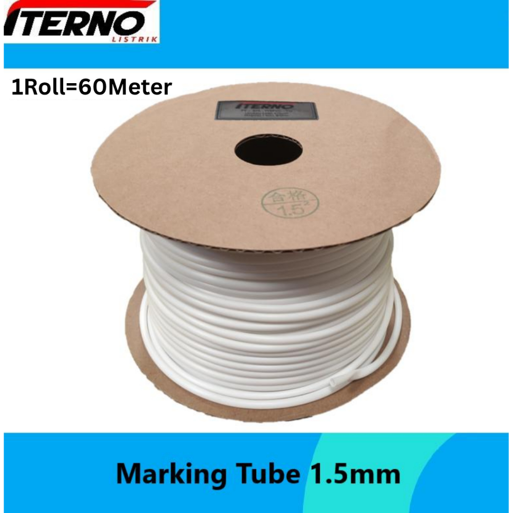 Jual Marker Tube Kabel 1.5mm setara OMT-3.2 MT-3.2 60M Tubing Marker ...