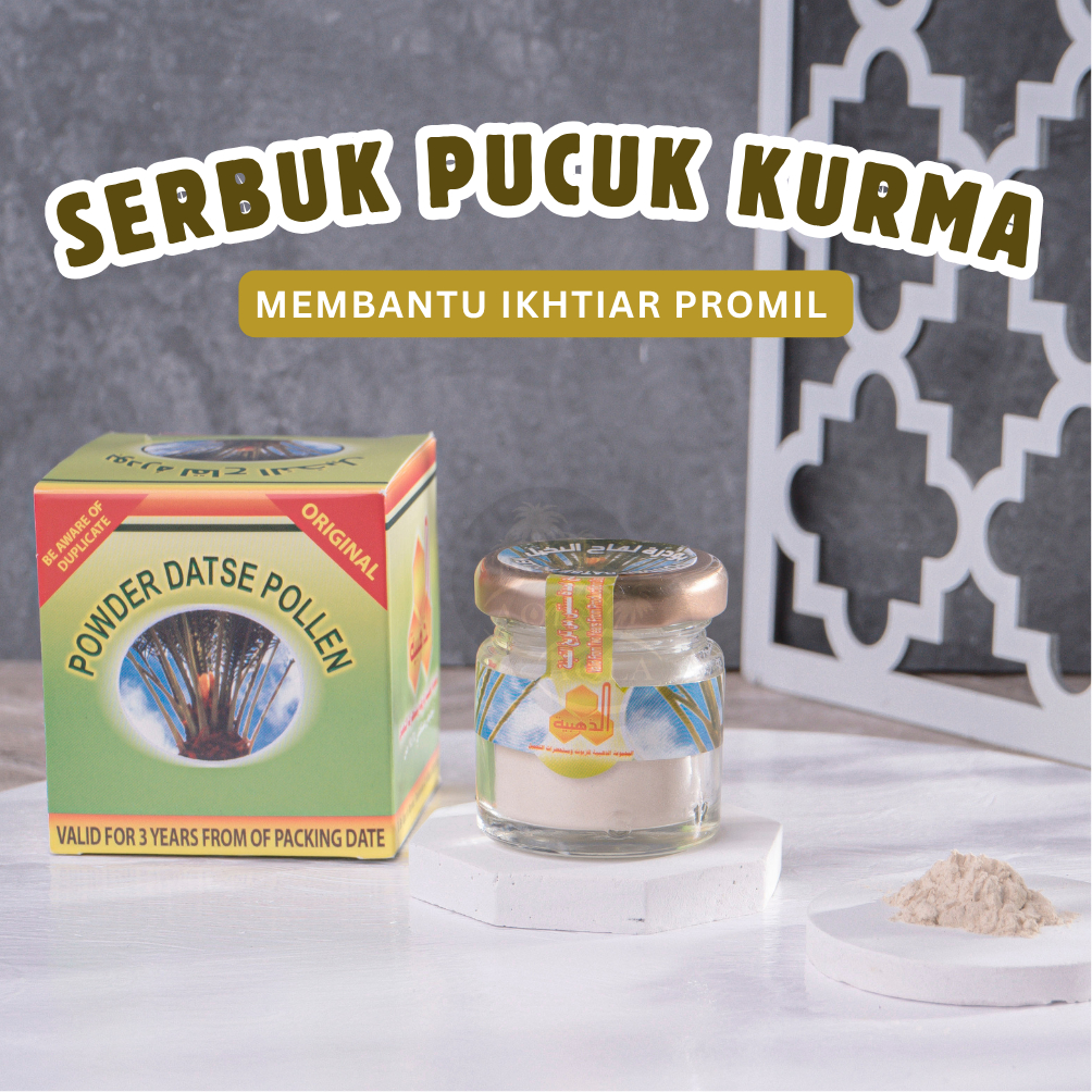 Jual Serbuk Pucuk Kurma untuk Promil / Powder Datse Pollen | Shopee ...