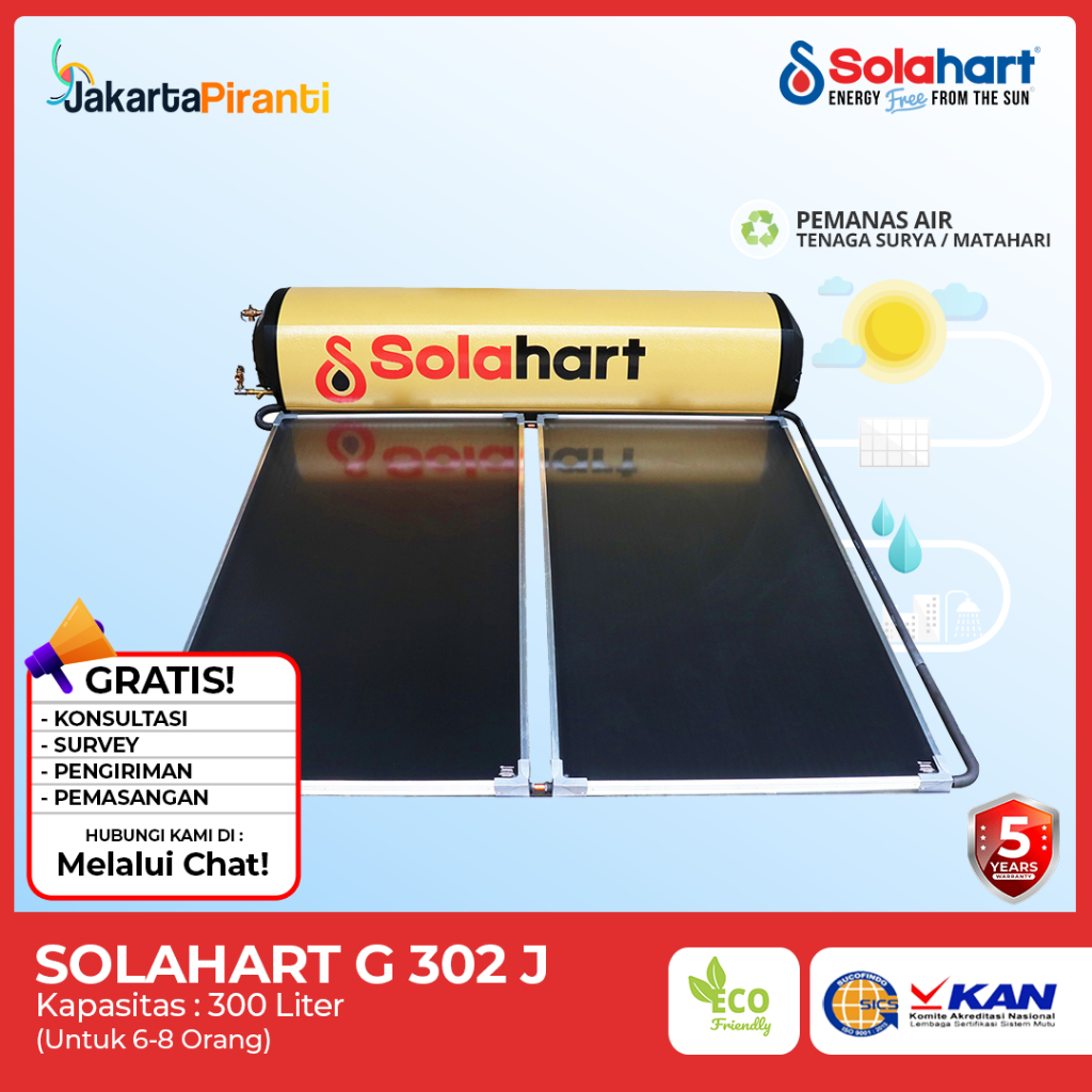 Jual Solahart Pemanas Air Tenaga Surya Tenaga Matahari Solahart Solar ...