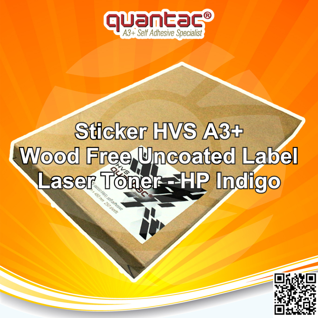 Jual Quantac Sticker HVS Paper A3+ Stiker Kertasd Matte Wood Free ...