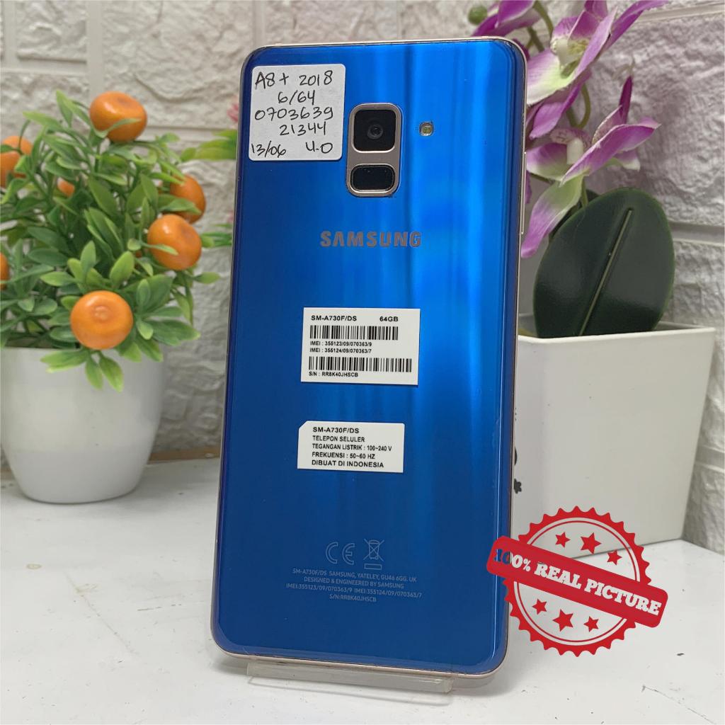 Jual Samsung A8 Plus 6/64GB Biru Bekas Second Baca Deskripsi Iklan ...
