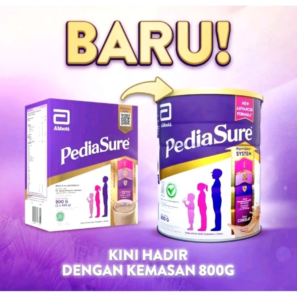 Jual Pediasure Triplesure Coklat Cokelat 800gr | Shopee Indonesia
