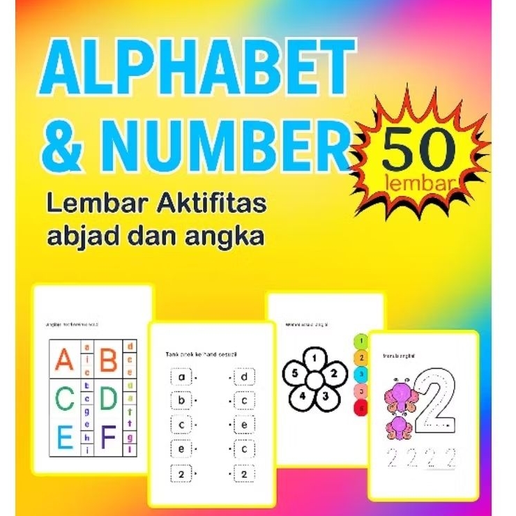 Jual 50 lembar kertas aktivitas coding untuk anak coding worksheet HVS ...
