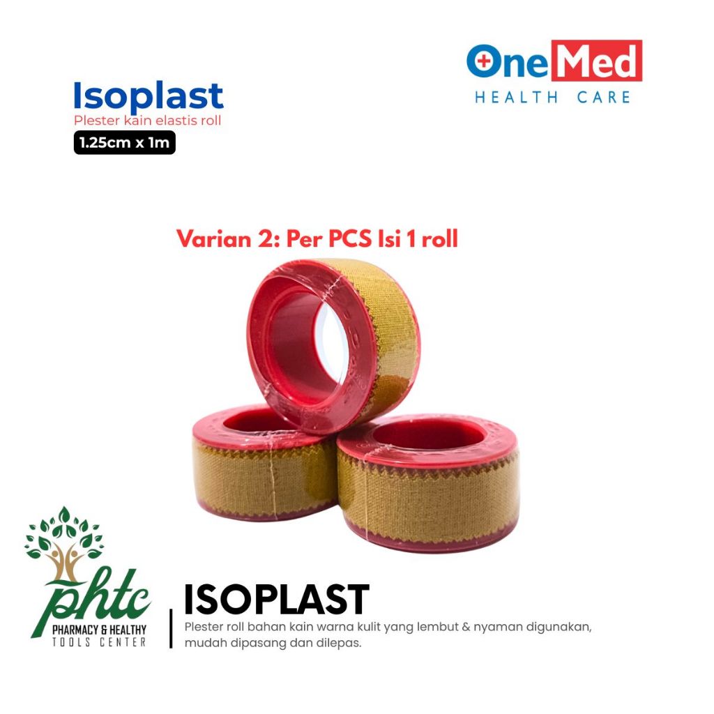 Jual [PCS] ONEMED Isoplast Plester Kain Elastis Roll 20 ROLL Plester ...