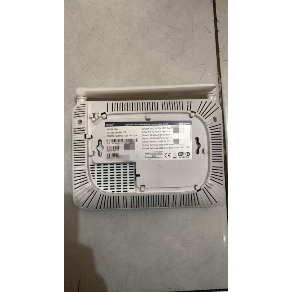 Jual router ont fiberhome premium hg6145f1 wifi 6 second | Shopee Indonesia