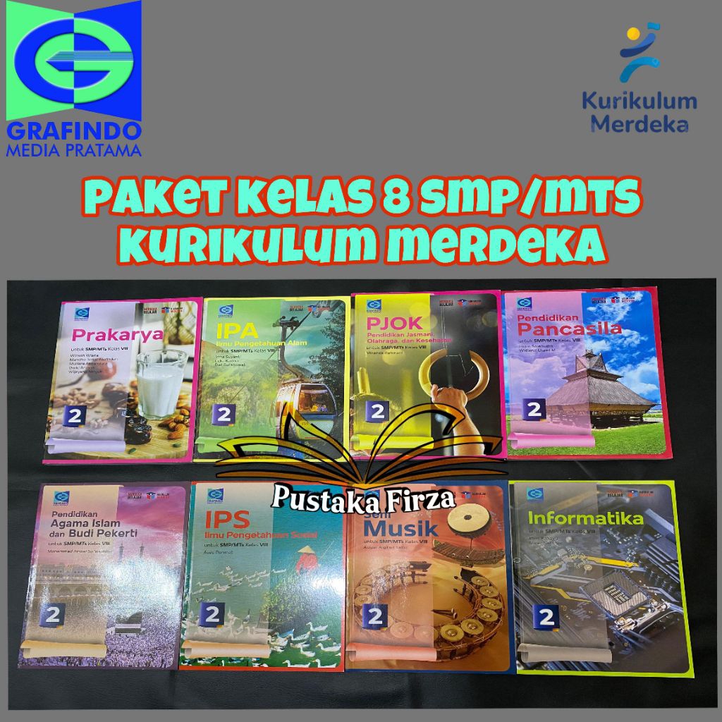 Jual Paket Merdeka Belajar Smp/Mts Kelas 8 Kurikulum Merdeka .Ipa.Ips ...