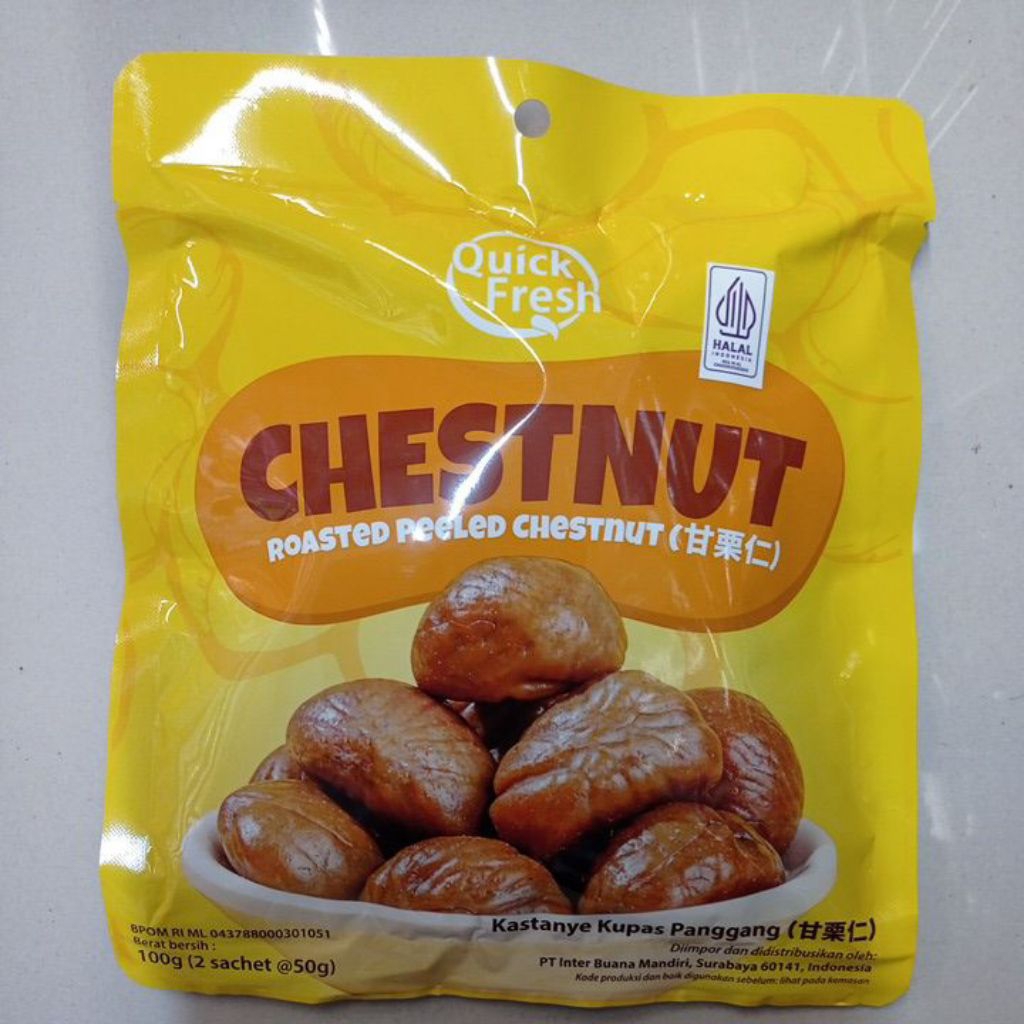 Jual CHESTNUT QUICK FRESH 100GR | Shopee Indonesia