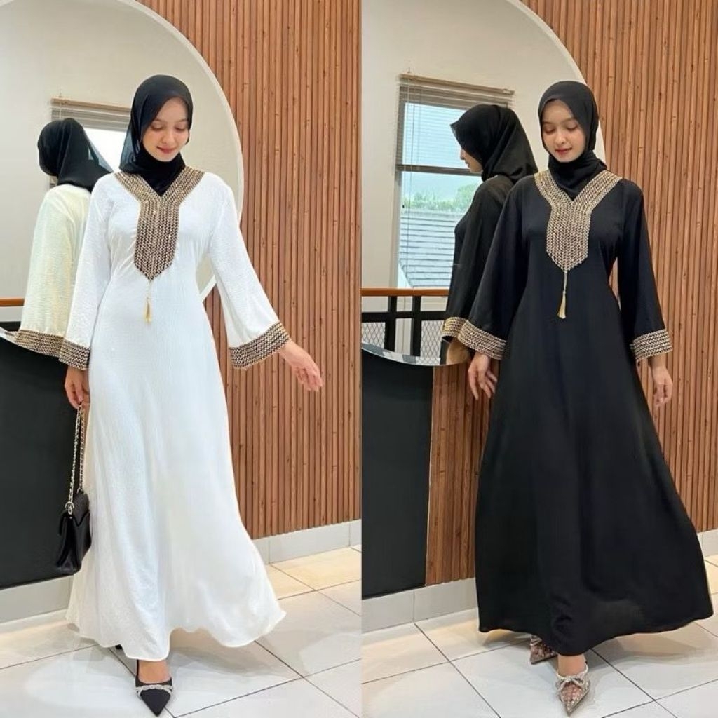 Jual Humaira Abaya / Gamis Abaya Turkey / Abaya Gamis Muslim Wanita ...
