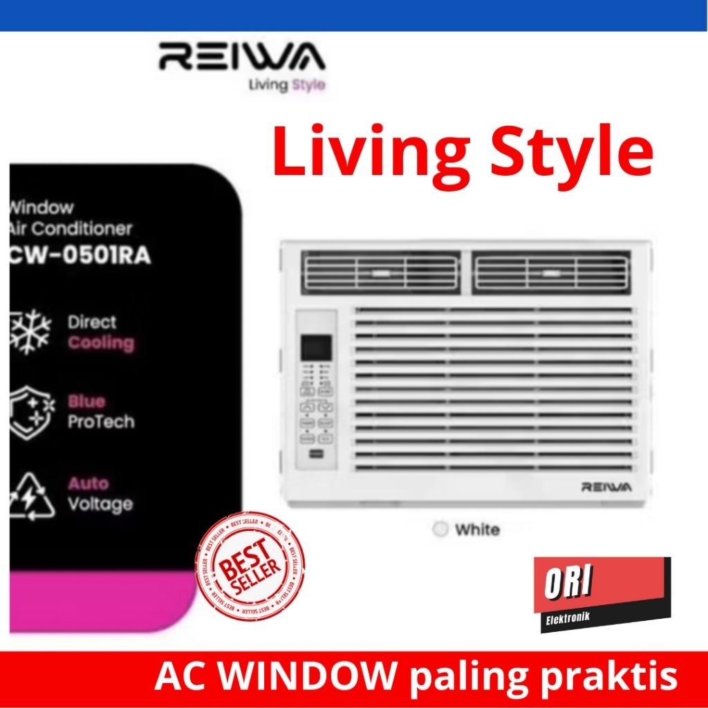 Jual REIWA AC WINDOW 1/2 PK CW-0501RA | Shopee Indonesia