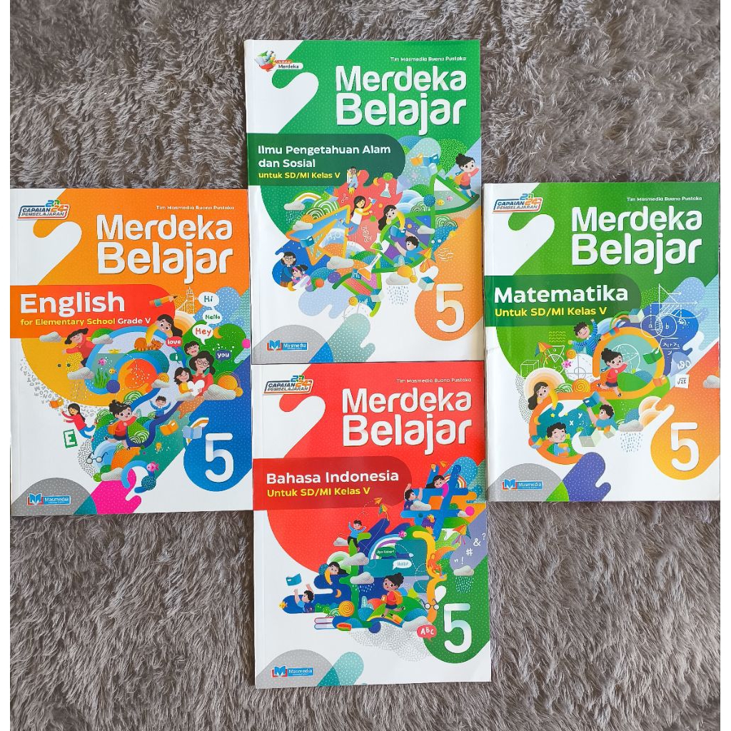 Jual Buku Merdeka Belajar Masmedia Kelas 5 K-Merdeka SD/MI REVISI 2025 | Shopee Indonesia