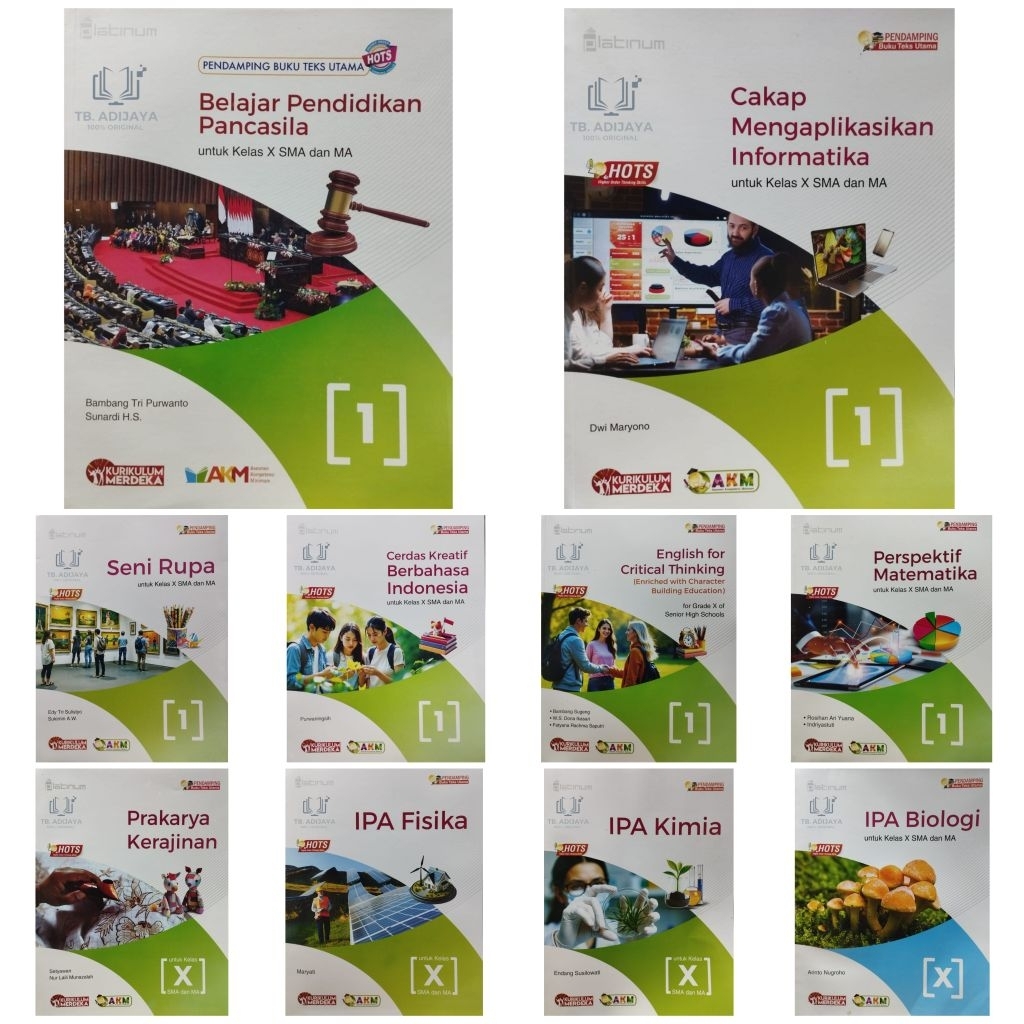 Jual Matematika Bahasa Indonesia Inggris Fisika Kimia Biologi Sejarah Geografi Ekonomi ...