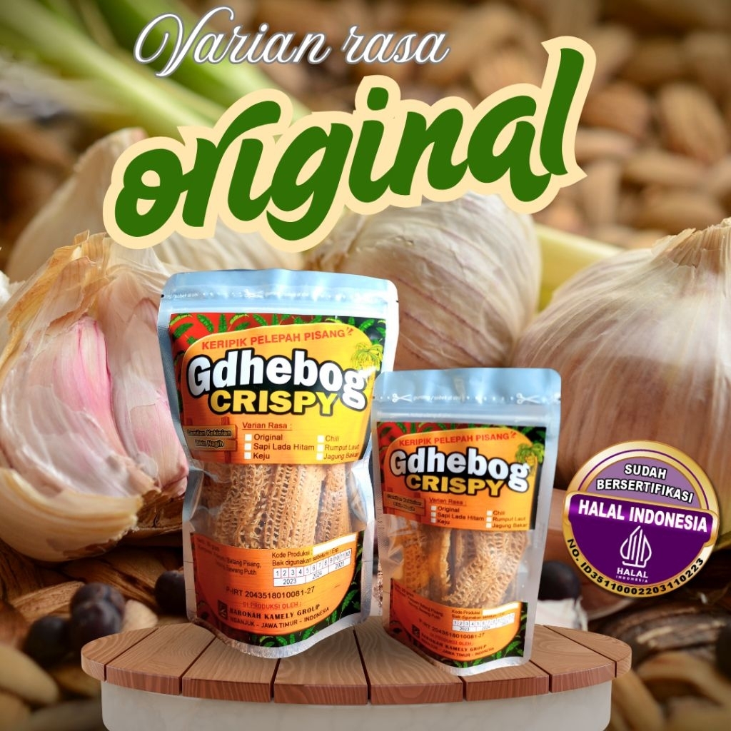 Jual Original - Keripik Pelepah Pisang / Debog / Gdhebog Crispy ...