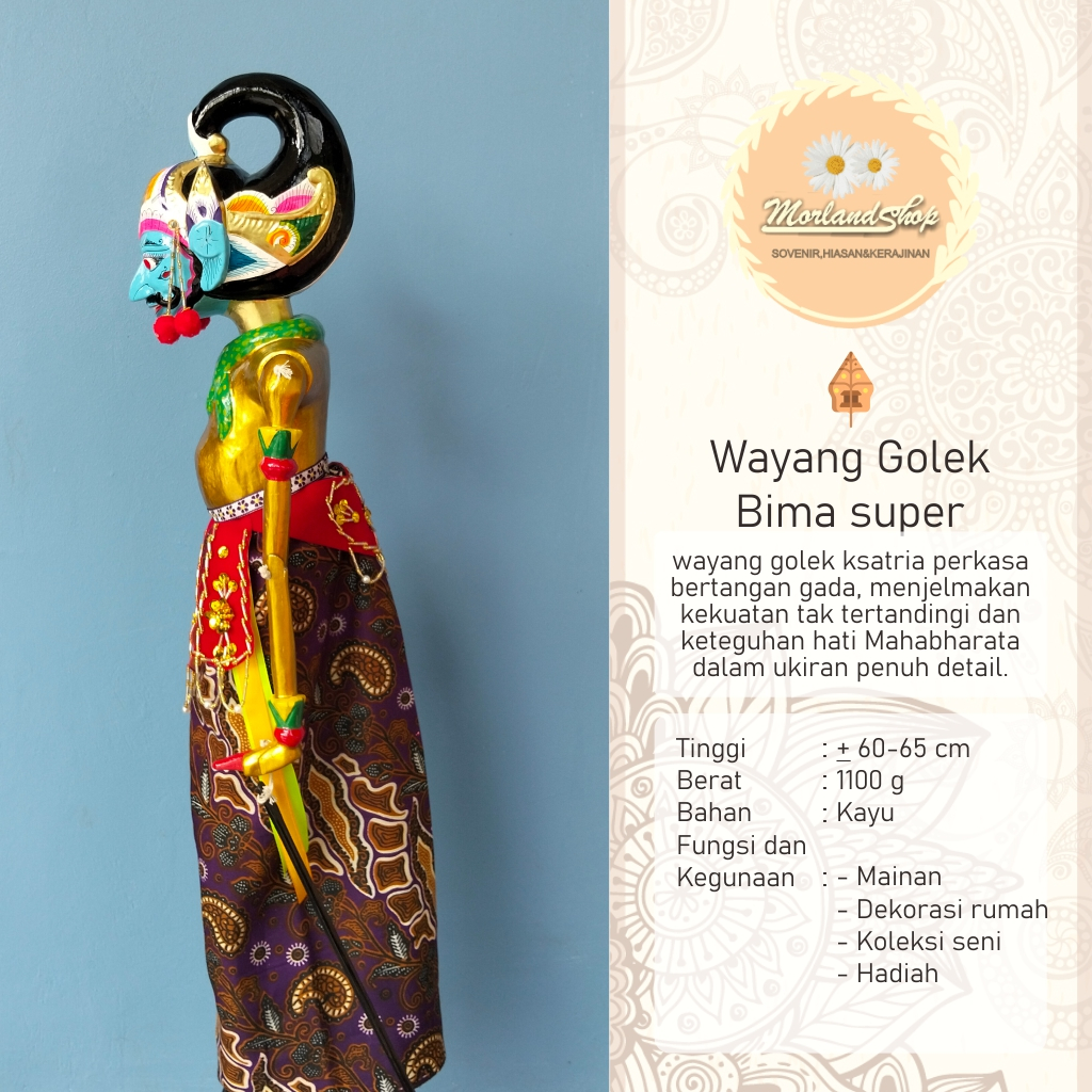 Jual BIMA SUPER/WAYANG GOLEK/SOVENIR/MAINAN TRADISIONAL/WAYANG MURAH ...