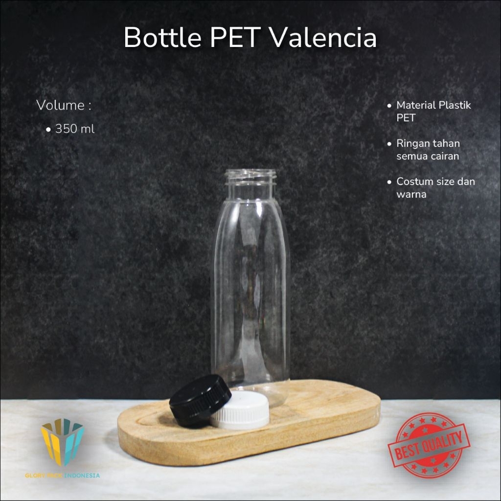 Jual Valencia Botol Pet Plastik Kale 350ml N38 | Shopee Indonesia