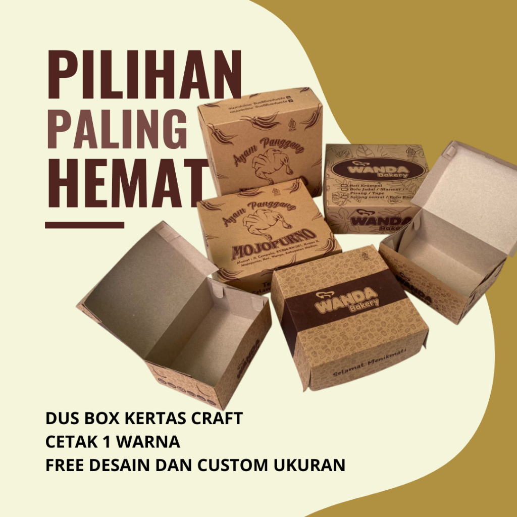 Jual Custom Dus Box Kemasan Murah Cocok Untuk Jadi Kemasan Perdana R3 ...