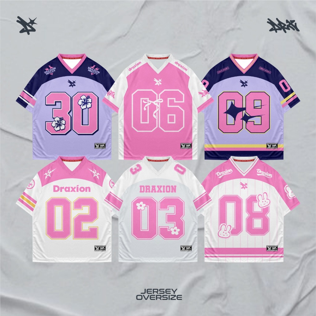 Jual SPEEDWEAR Jersey Draxion Oversize / Jersey Number Series / Jersey ...