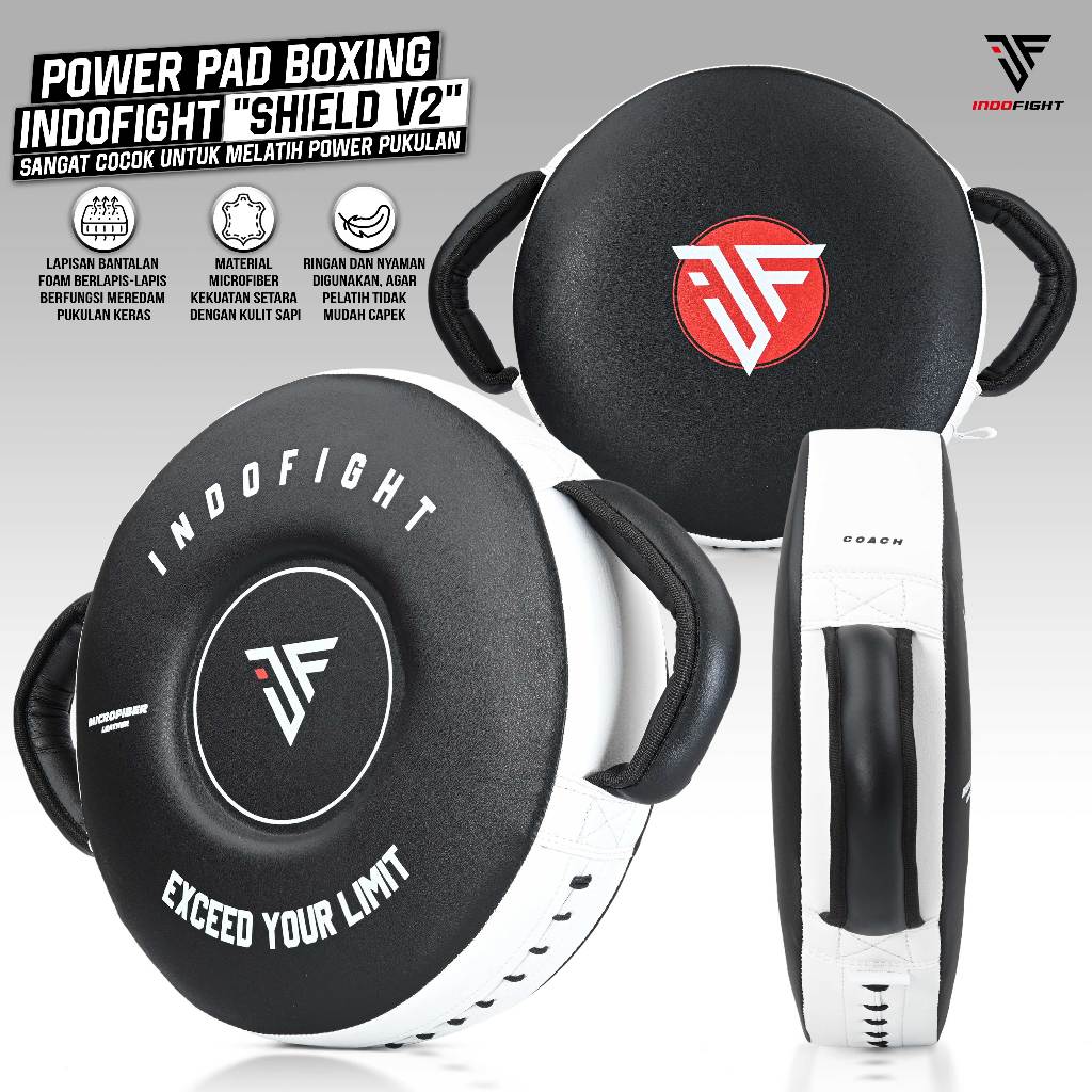 Jual Power Pad Boxing Indofight Punching Mitt Target Pukulan Pad Tinju ...