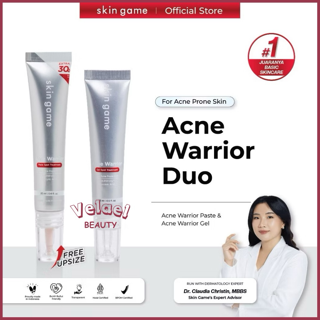 Jual SKIN GAME Acne Warrior 15gr | paste spot treatment | gel spot ...