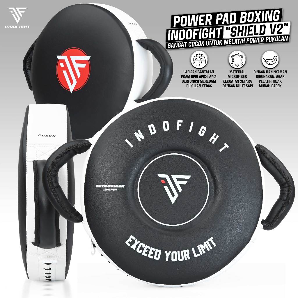 Jual Power Pad Boxing Indofight Punching Mitt Target Pukulan Pad Tinju ...
