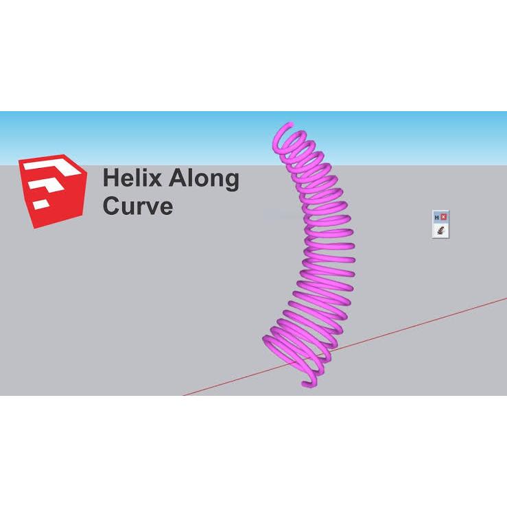 Jual Helix Along Curve Plugin SketchUp Permanen Tanpa Batas | Shopee ...