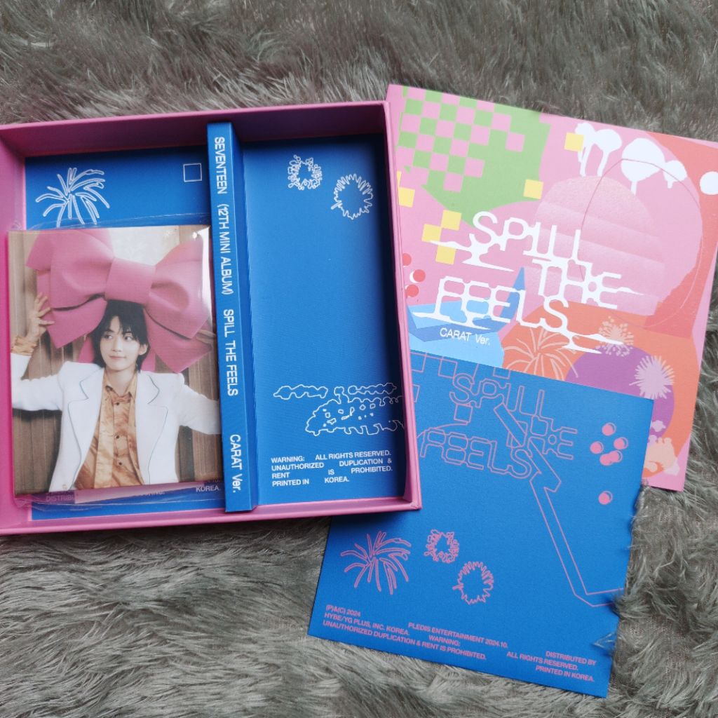 Jual ALBUM SEVENTEEN CARVER SPILL THE FEELS HEAVEN DEAR VER | Shopee ...