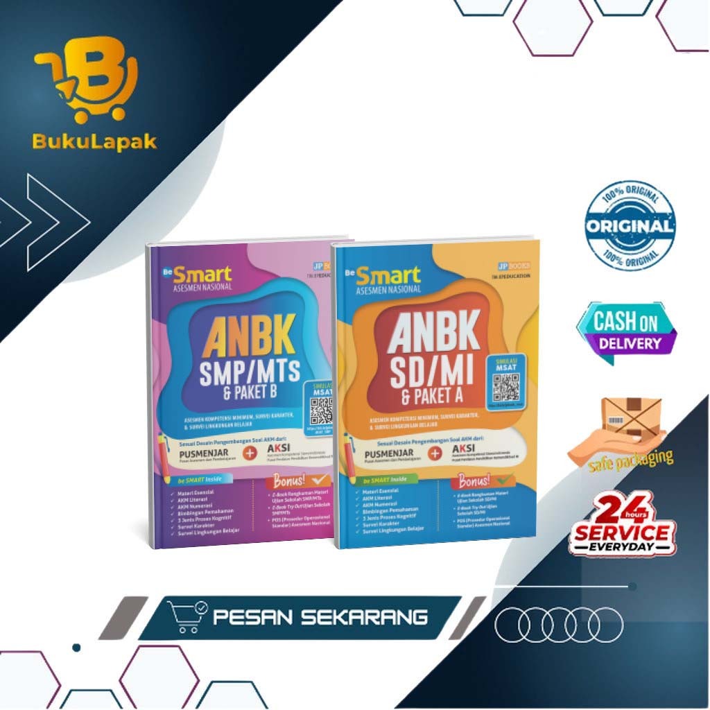 Jual Buku ANBK SD/SMP - Smart Asesmen Nasional ANBK SMP/MTs - Buku ANBK ...