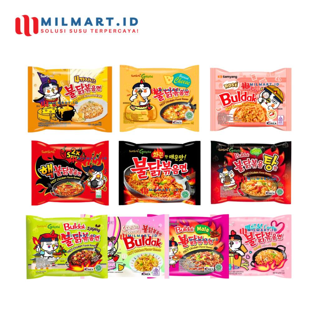Jual SAMYANG BULDAK HOT RAMEN QUARTTRO CHEESE INSTAN NOODLES MIE ...