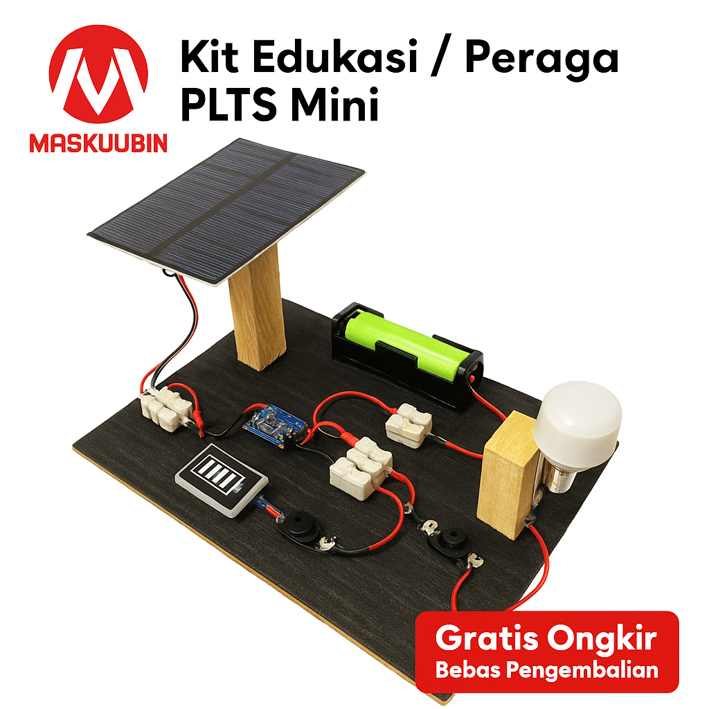Jual DIY Kit Edukasi PLTS Mini Pembangkit Listrik Tenaga Matahari Panel ...