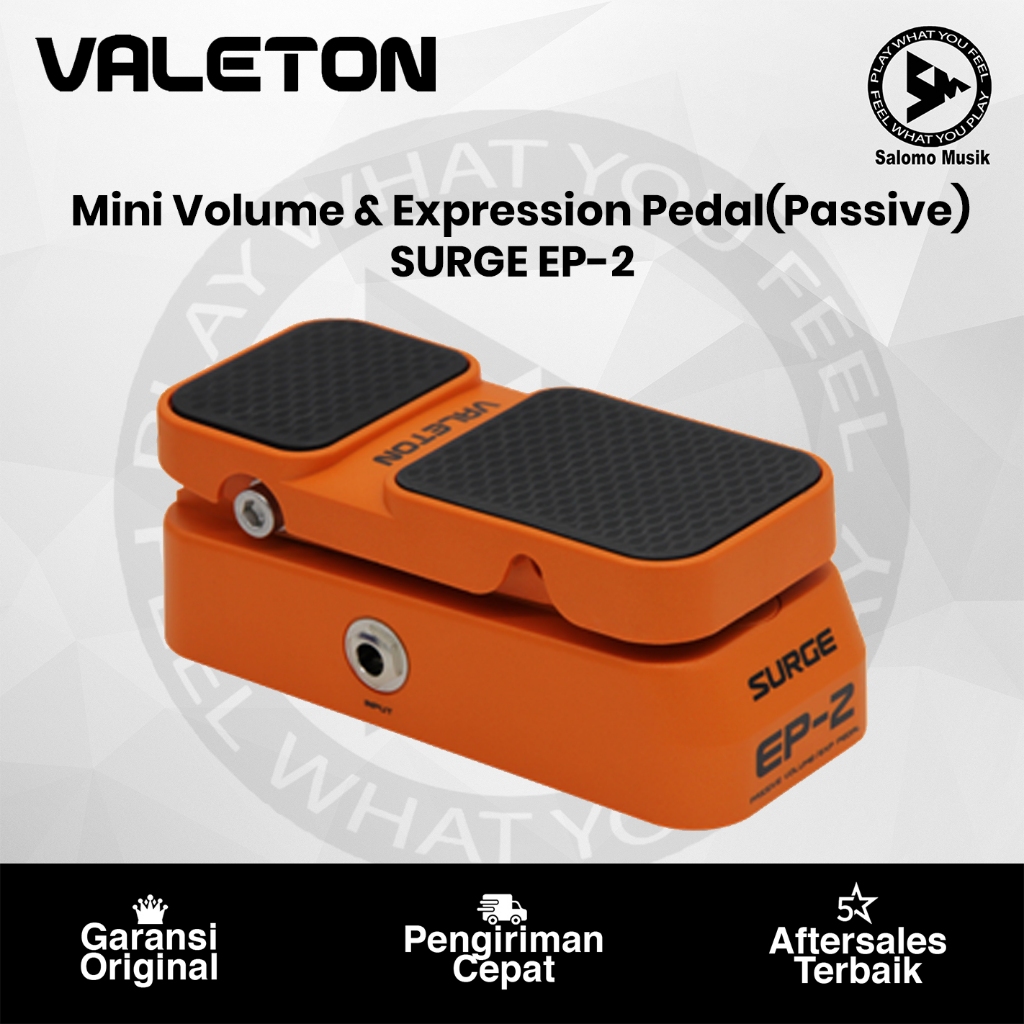 Jual Mini Volume Expression Pedal Passive Surge EP2 Valeton Original ...