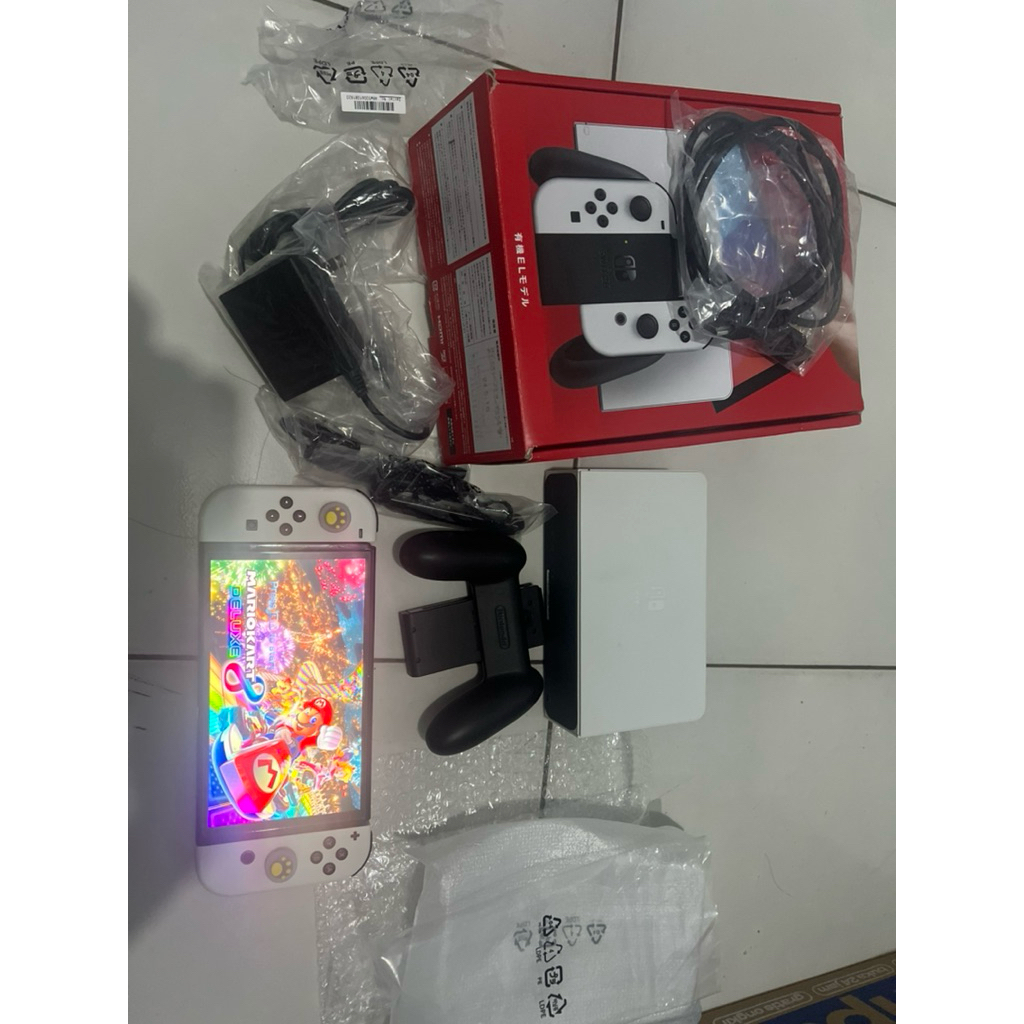 Jual Nitendo Switch OLED 512GB White CFW OFW Dualboot Dual Boot nominus | Shopee Indonesia