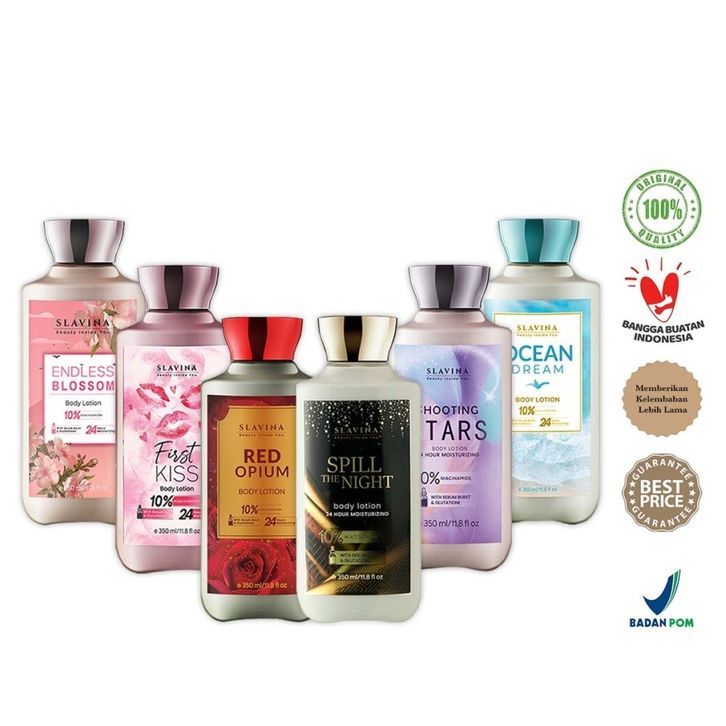 Jual Slavina Body Lotion Scrub MIst Shower Gel | Shopee Indonesia