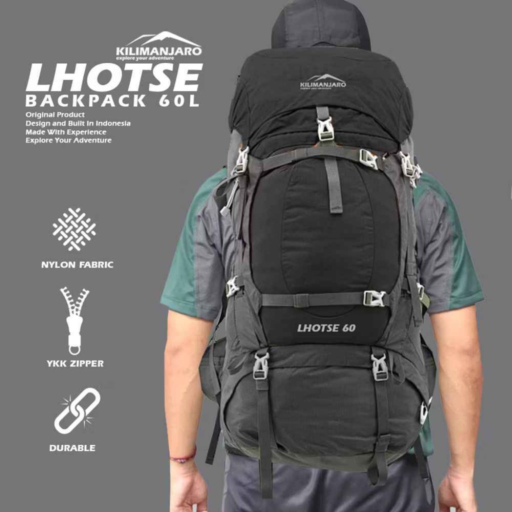 Jual Kilimanjaro LHOTSE Tas Gunung 60 L - Tas Ransel Tas Carrier 60L ...