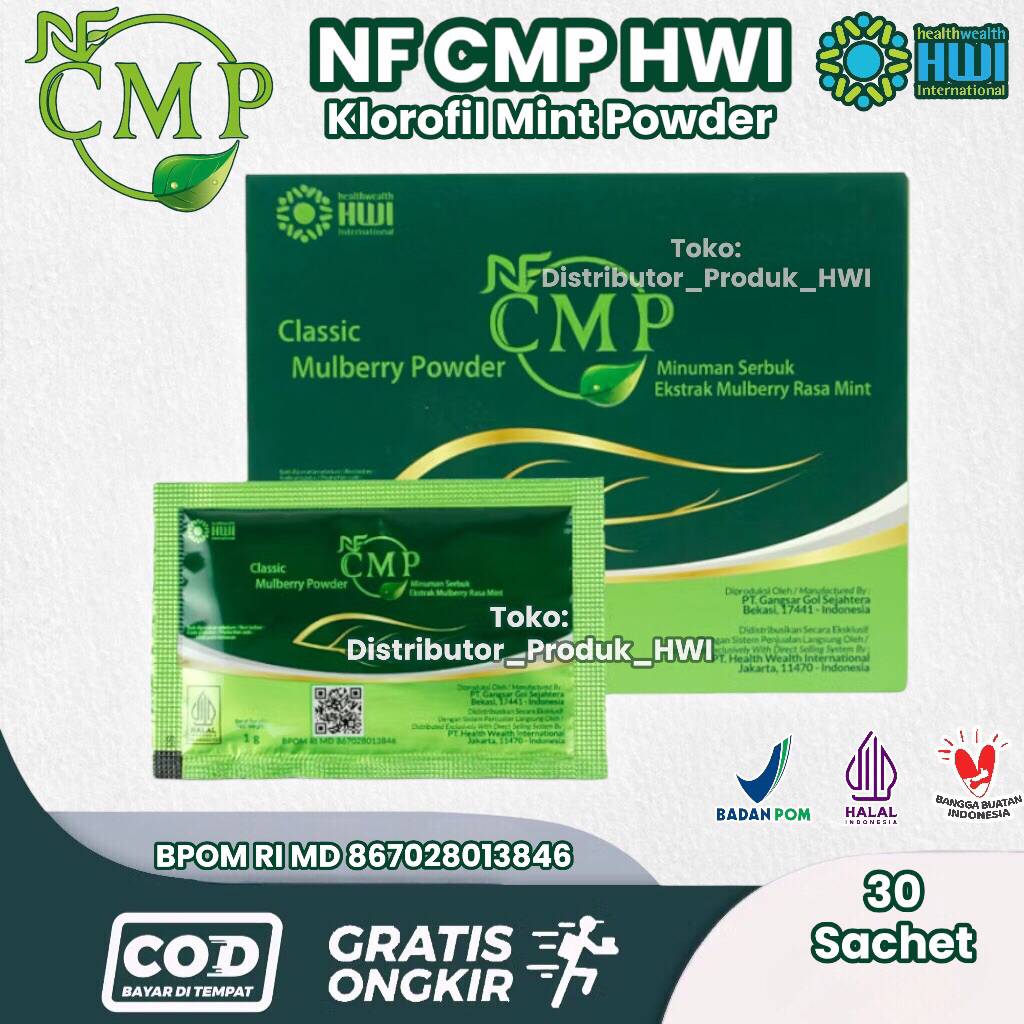Jual HWI CMP Original BPOM 30 Sachet Minuman Herbal Detox / NF CMP Rasa ...
