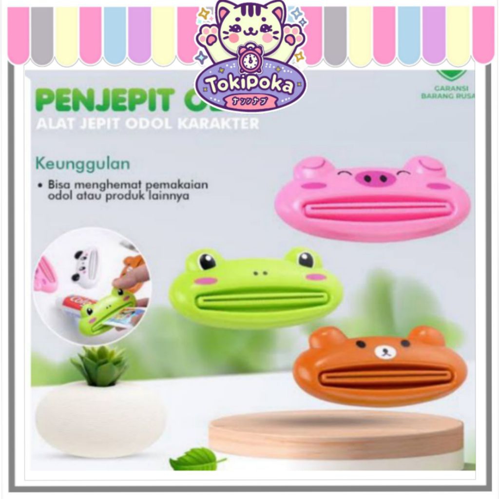 Jual Toki - N001 ALAT PENJEPIT ODOL UNIK / PENJEPIT KEMASAN KARATER ...